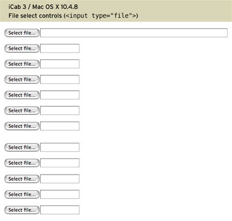 Styling File Select Controls With Css 456 Berea Street