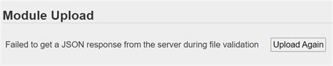 trouble uploading zip module using settings module upload