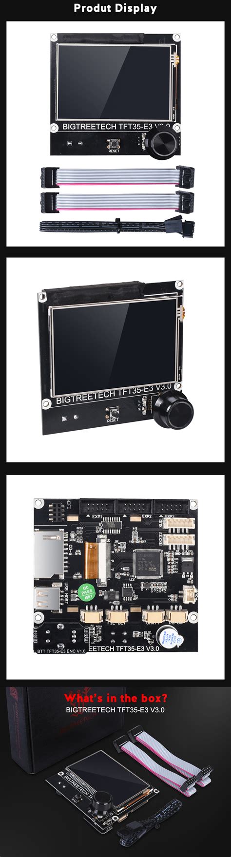 New BIGTREETECH TFT E V Touch Screen Two Working Modes LCD Touch Screen Mode Ultra