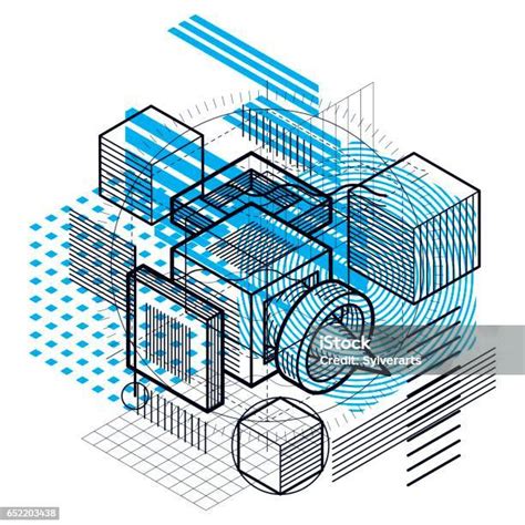 3d 선형 메쉬 형태와 인물 벡터 아이소메트릭 배경 추상적인 디자인 큐브 육각형 사각형 직사각형 및 다른 추상적인 요소 0명에 대한 스톡 벡터 아트 및 기타 이미지 Istock