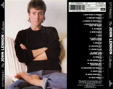 Release The John Lennon Collection” By John Lennon Cover Art Musicbrainz