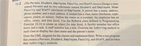 Solved The Person Student Employee Faculty And Staff Chegg