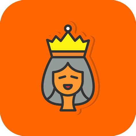 Queen Vector Icon Design 20675791 Vector Art At Vecteezy