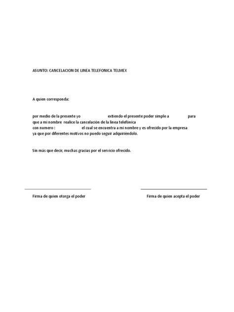 Cancelacon Servico Pdf