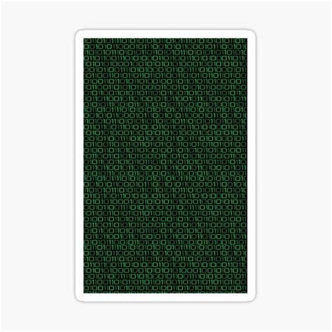 binary numbers stickers redbubble