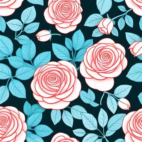 Hand Drawn Rose Vectors In Etch Style Premium Ai Generated Image