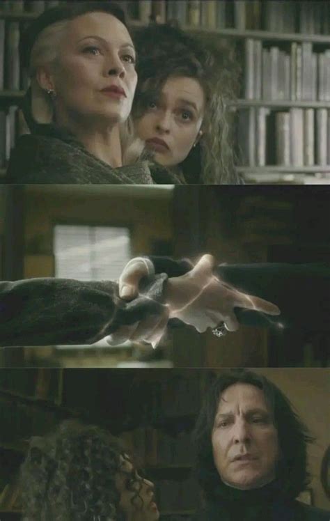 Narcissa Melfoy Bellarix Lestrange Serveus Piton Harry Potter