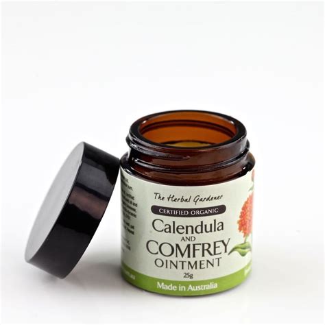 Calendula And Comfrey Ointment For Healing Wounds Radiation Burn