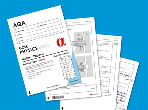 Aqa Gcse Physics Paper 2 Alpha Teaching Resources