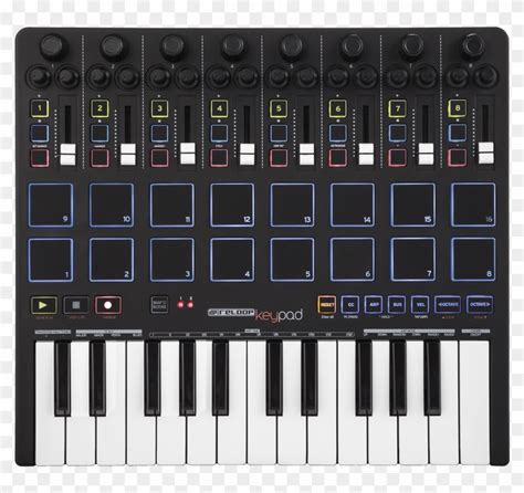 Compact Usb Midi Keyboard With Drum Pads Akai Mpk Mini Mk2 Clipart 5942535 PikPng