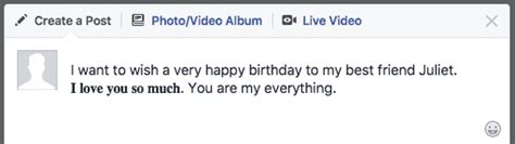 How Do I Make Bold Text On Facebook