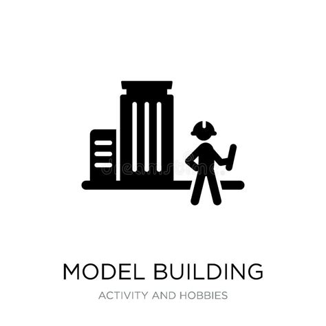 Model Building Icon Trendy Model Building Logo Concept On White Stock Vector Illustration Of