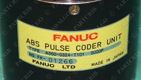 Fanuc A860 0324 T101 Abs Pulse Coder Unit Encoder Missing Box