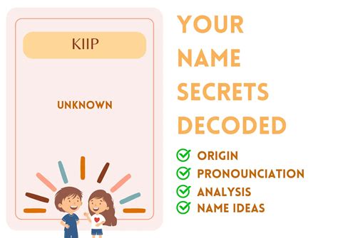 Kiip Name Meaning And Pronunciation