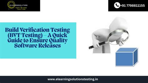 Build Verification Testing Bvt Testing A Quick Guide To Ensure