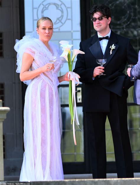 Chloë Sevigny Wears Sheer Bridal Gown To Marry Husband Siniša Mačković