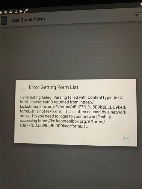 Error In Deployed Form Data Collection Kobotoolbox Community Forum