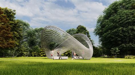 parametric pavilion behance