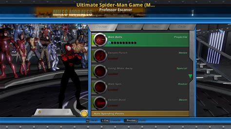 Ultimate Spider-Man Game (Miles Morales Skin) Mod for Marvel: Ultimate Alliance | MUA Mods