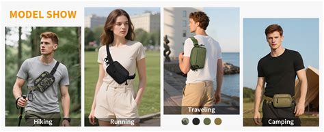Huntvp Tactical Fanny Pack Small Waist Bag Edc Military