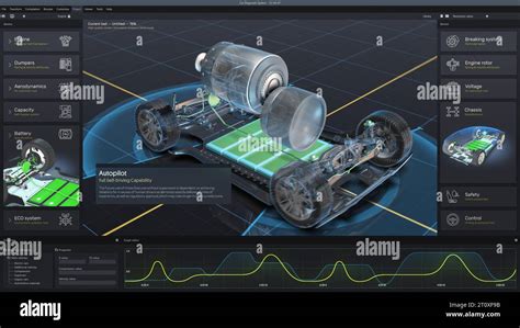 3d Graphical User Interface Visualization Of Professional Software For