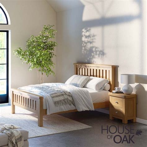 London Oak King Size Bed House Of Oak House Of Oak