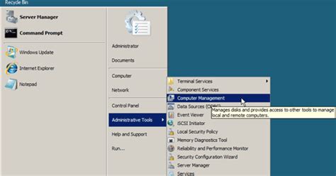 create new user account in windows server 2008