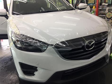 World Wrap Mazda Cx 5 หุ้มฟิล์มใสกันรอยครับ ขอบคุณพี่