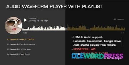 Download Audio Waveform Player With Playlist V Free DLEWordPress