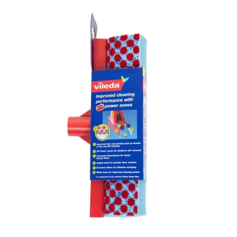 Vileda 3 Action Magic Mop Head Refill Dunelm