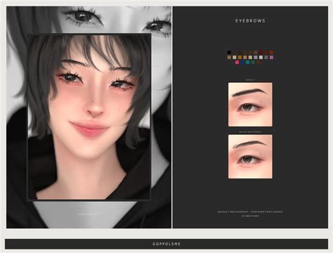 Goppolsme Gpme Gold Eyebrows Default Replacement Facebook