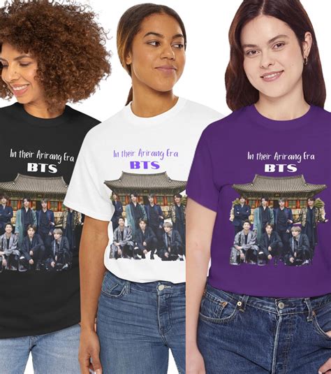 Bts 2026 Tshirt Concert Merch Arirang World Tour Traditional Hanbok