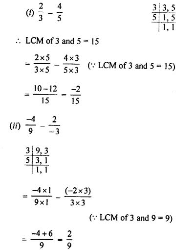 Selina Concise Mathematics Class 8 Icse Solutions Chapter 1 Rational