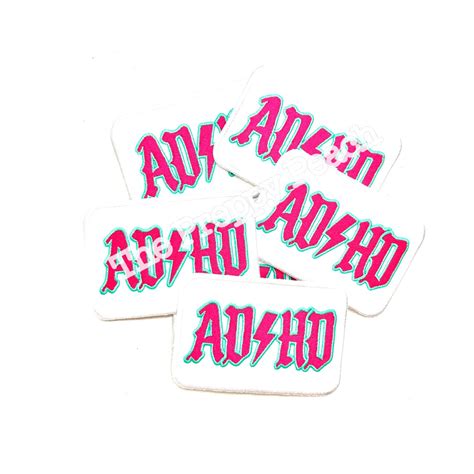 Adhd Patch Iron On Patch Trendy Patch Pink Turquoise Patch Hat