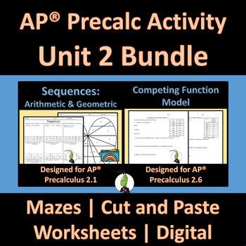 AP Precalculus Exponential And Logarithmic Functions Practice Activity Bundle