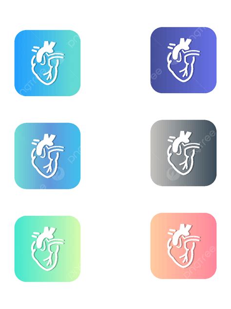 Downloads Vector Hd Images Cartoon Heart Icon Download Heart Human Organ Flat Ui Png Image