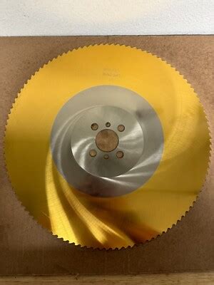 350 X 2 0 X 40 M35 Tin Coated 110 Teeth Cold Saw Blade For Steel