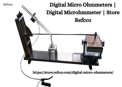 Digital Micro Ohmmeters Digital Microhmmeter Store Ref Flickr
