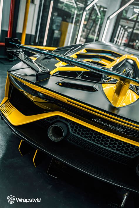 Lamborghini Aventador Svj Stripes Design Wrapstyle