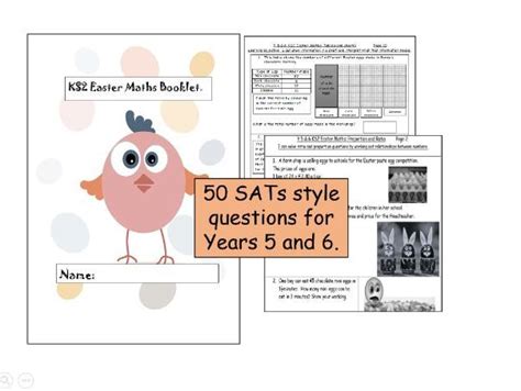 Y 5 And 6 Ks2 Easter Maths Booklet Teaching Resources