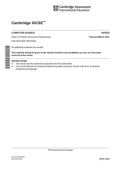 047822 Computer Science Can Someone Help Me Find The Solution To