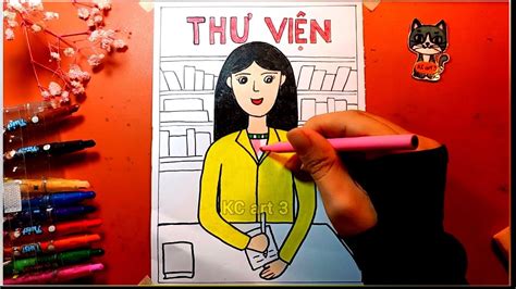Tranh Chân Dung Nhân Vật Lớp 4 Vẽ Chân Dung Nhân Vật Vẽ Cô Thư Viện