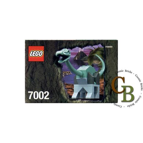 Lego 7002 Instruction Sheet Young Brachiosaurus