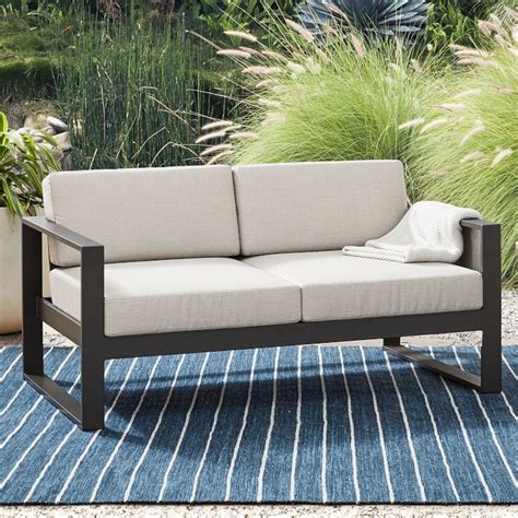 Portside Aluminum Outdoor Sofa 62 72 West Elm