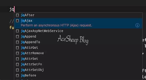 Vs Code 插件推荐 Acesheep