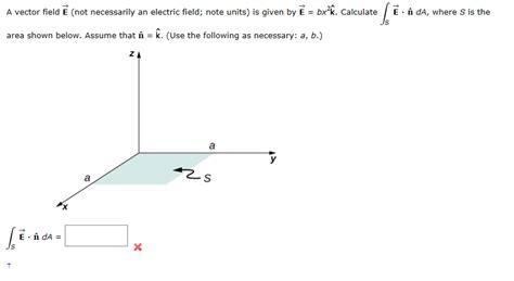solved a vector field e not necessarily an electric field