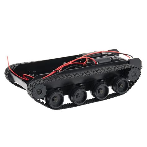 Rc Tank Smart Robot Tank Car Chassis Kit Rubber Track Crawler For Arduino 130 Motor Diy Robot