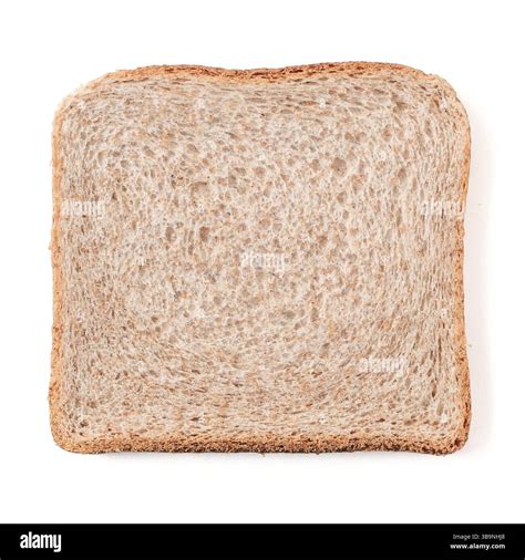 Bread Slice Isolated On White Clipping Path Slice Of Multigrain Bread