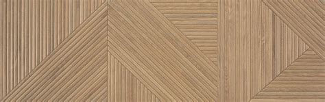 Tangram Walnut 124x394 Matte Decorative Ceramic Wall Tile — Solidshape