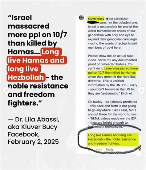 Who Is Dr Lila Abassi A New York Doctor Fired For Alleged Inflammatory Anti Israeli Posts And